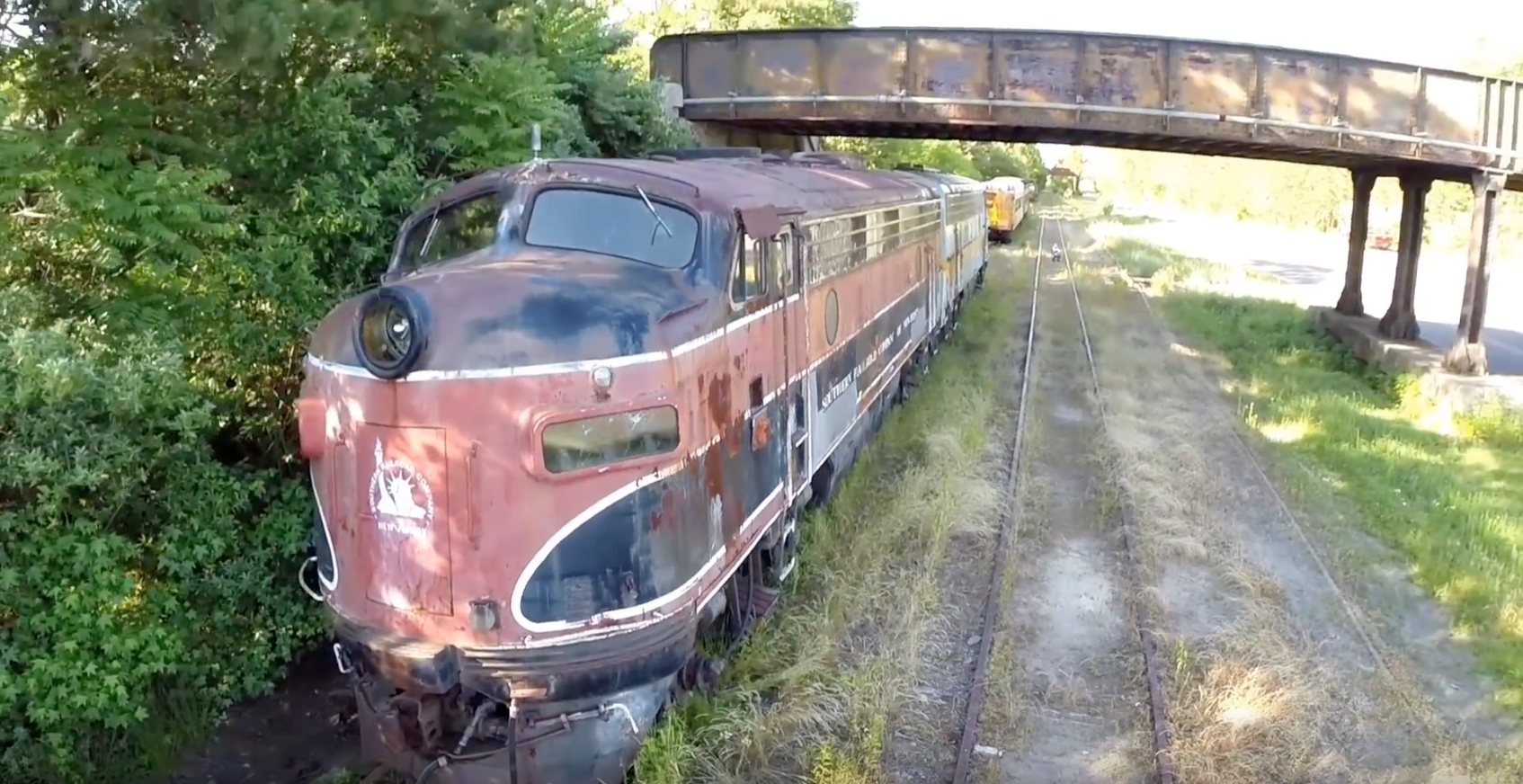 Eerie Video Footage Of Abandoned Antique Train Graveyard