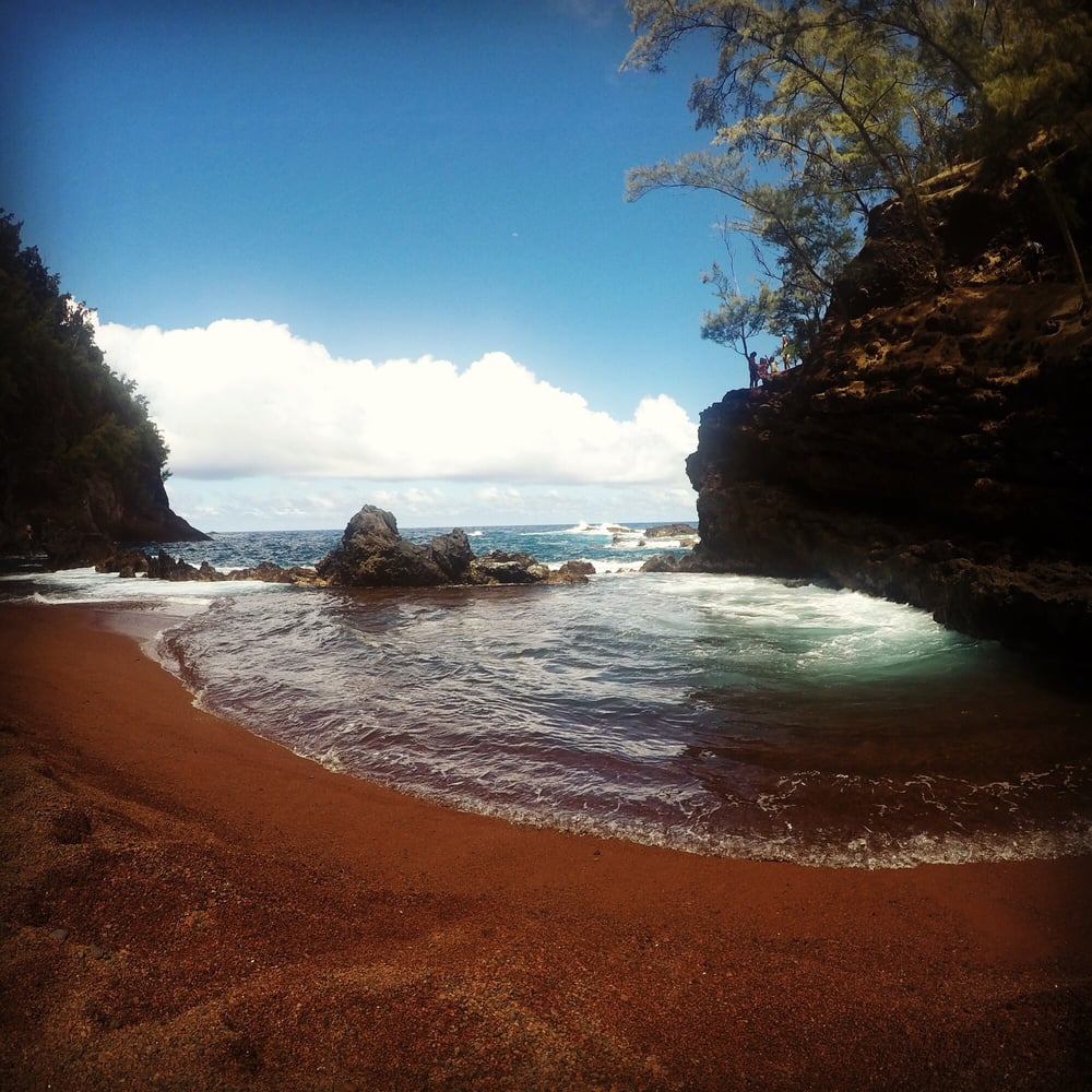 Hawaiian Red Sand Beaches