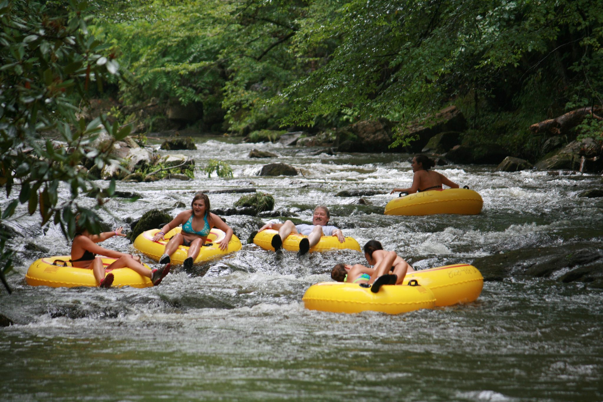 Natural Lazy River Tubing On Deep Creek North Carolina Natural Lazy River Tubing On Deep Creek North Carolina